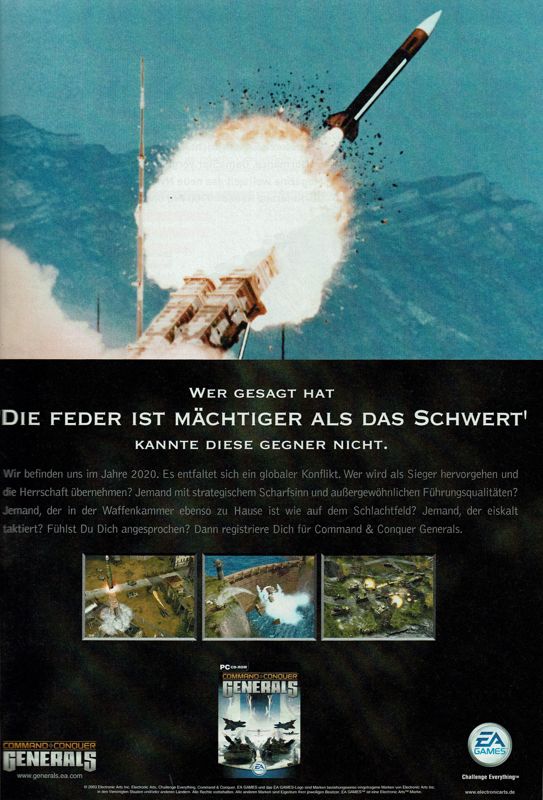 Command & Conquer: Generals official promotional image - MobyGames