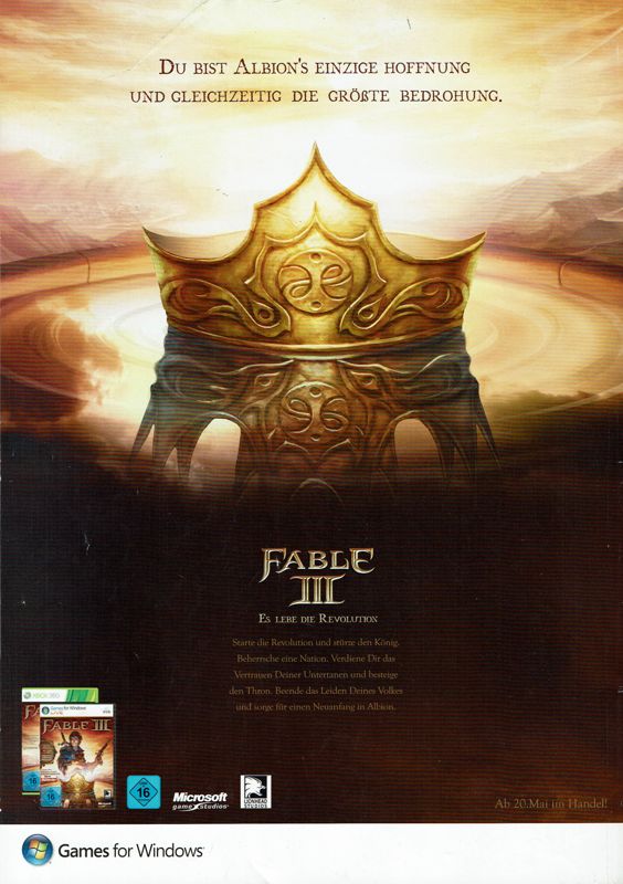 Fable III official promotional image - MobyGames