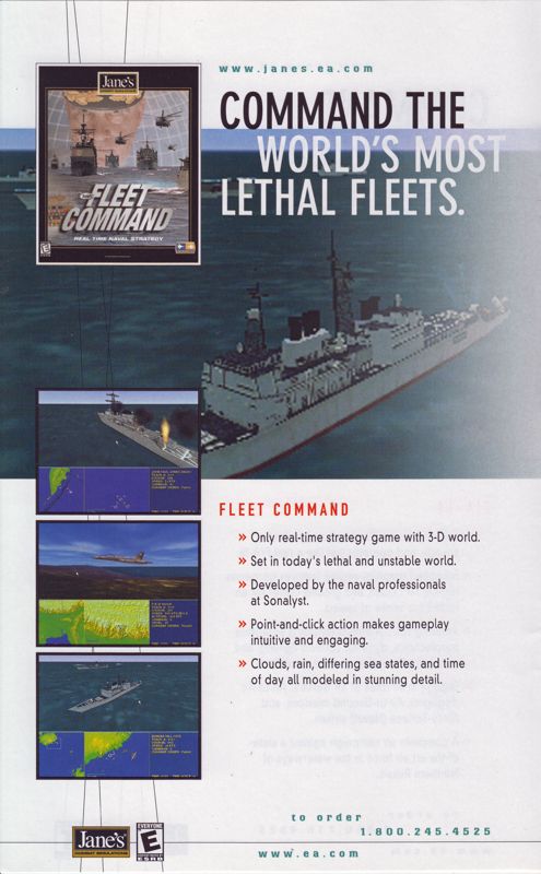 Jane's Combat Simulations: Fleet Command official promotional image - MobyGames