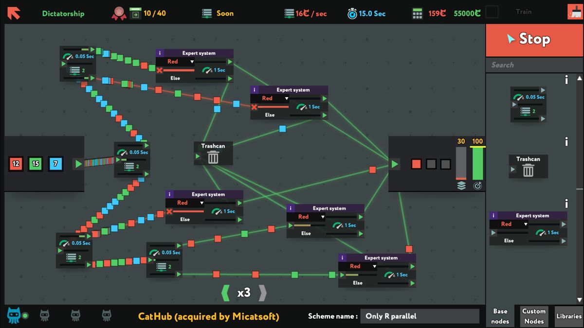 while True: learn() official promotional image - MobyGames