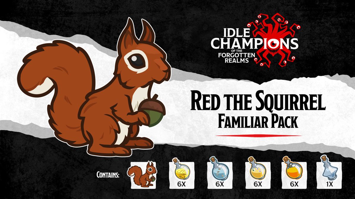Idle Champions of the Forgotten Realms: Red the Squirrel Familiar Pack ...