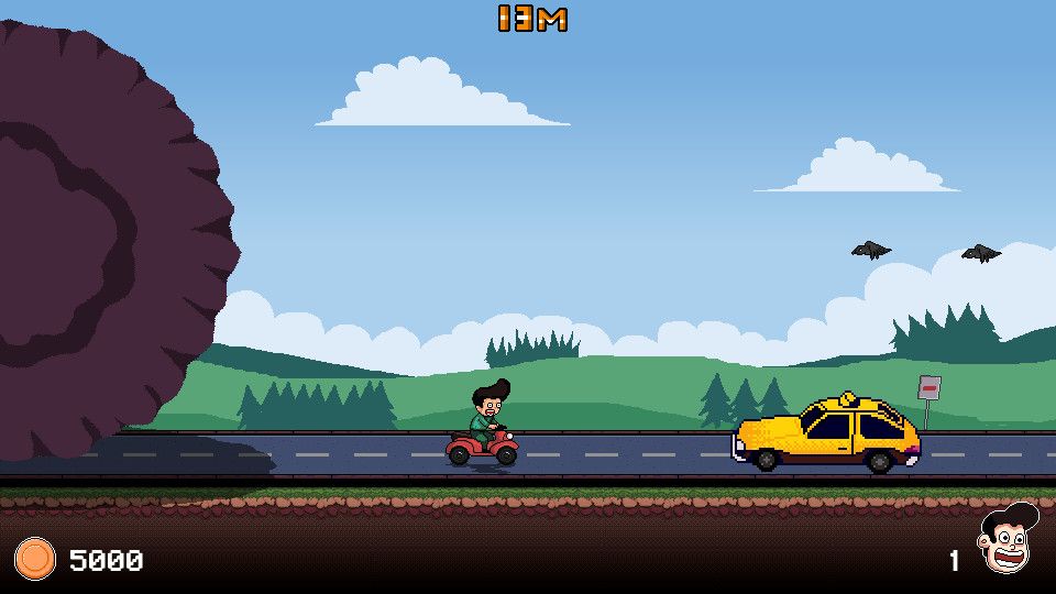 MotoRun official promotional image - MobyGames