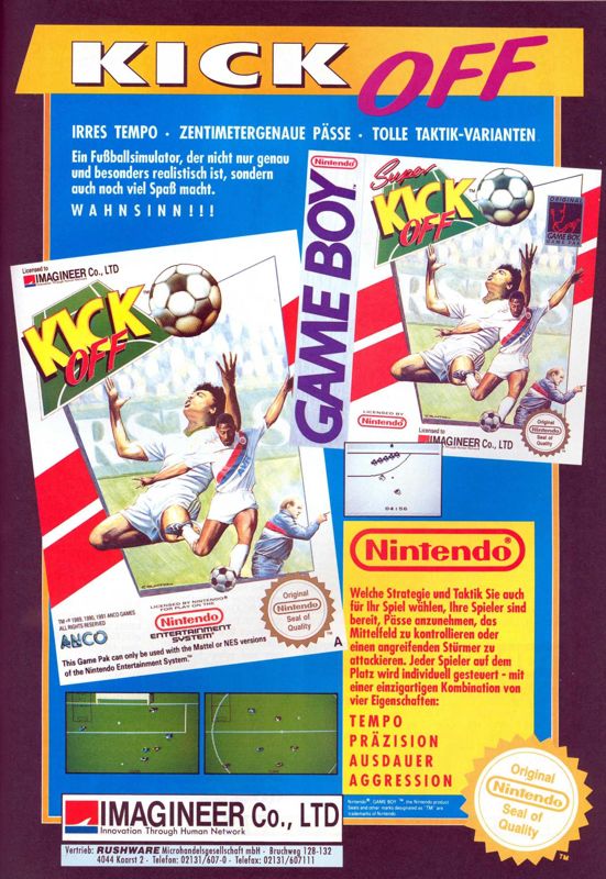 Super Kick Off official promotional image - MobyGames