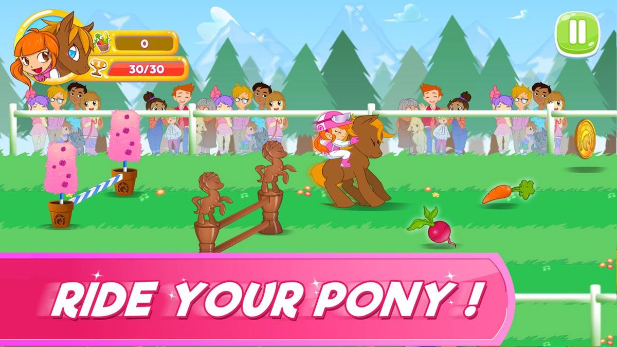 Pony Run: Magic Trails official promotional image - MobyGames