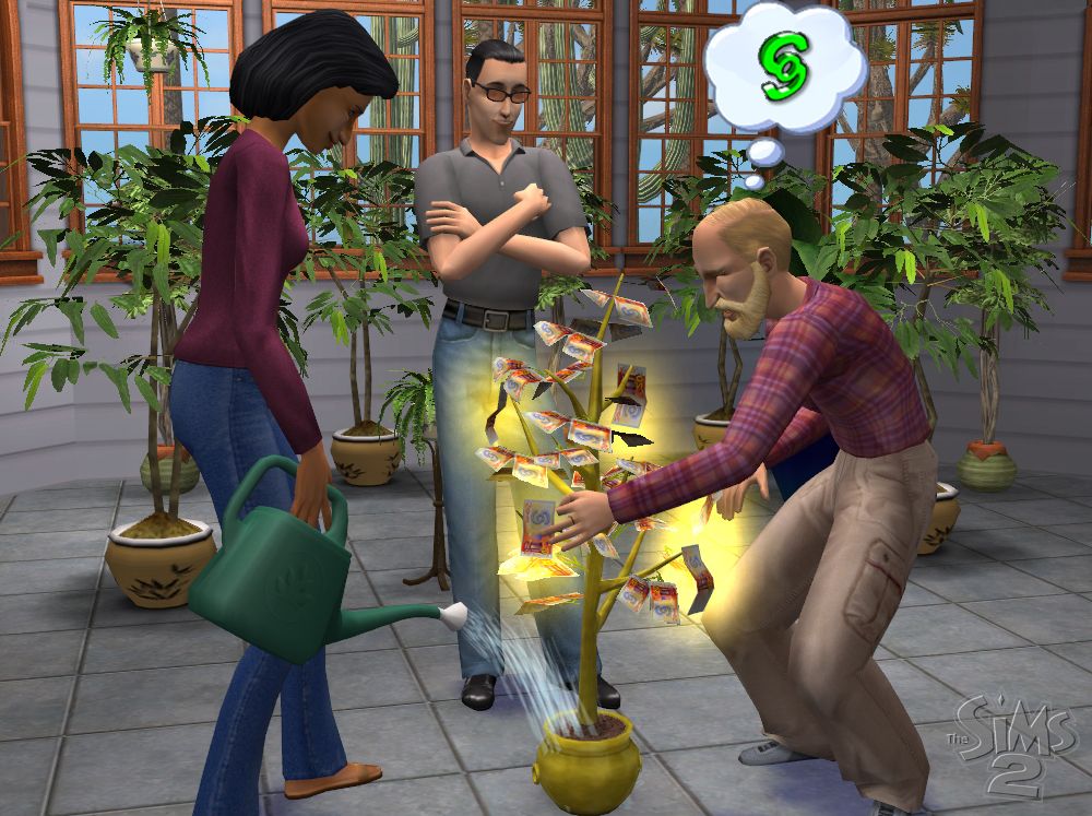 The Sims 2 official promotional image - MobyGames