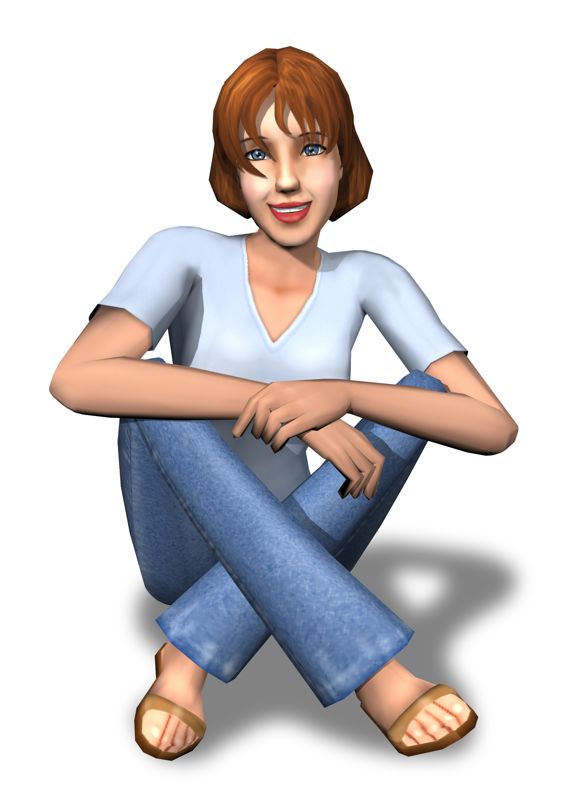 The Sims 2 official promotional image - MobyGames