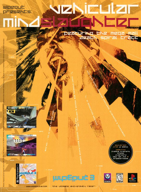 WipEout 3 official promotional image - MobyGames