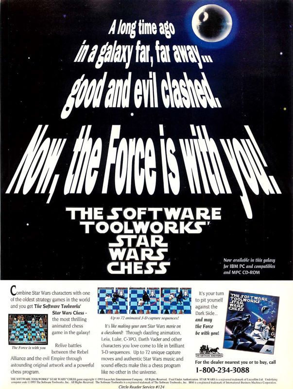 The Software Toolworks' Star Wars Chess official promotional image ...