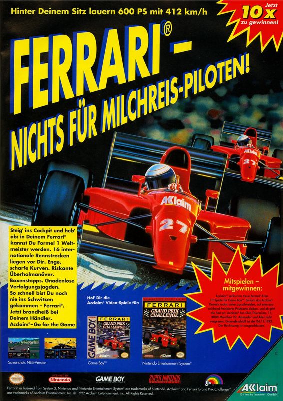 Ferrari Grand Prix Challenge official promotional image - MobyGames