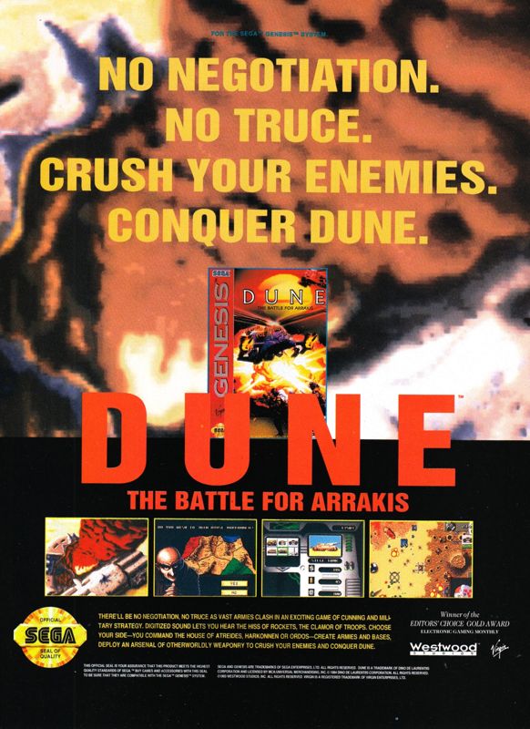 Dune: The Battle for Arrakis official promotional image - MobyGames