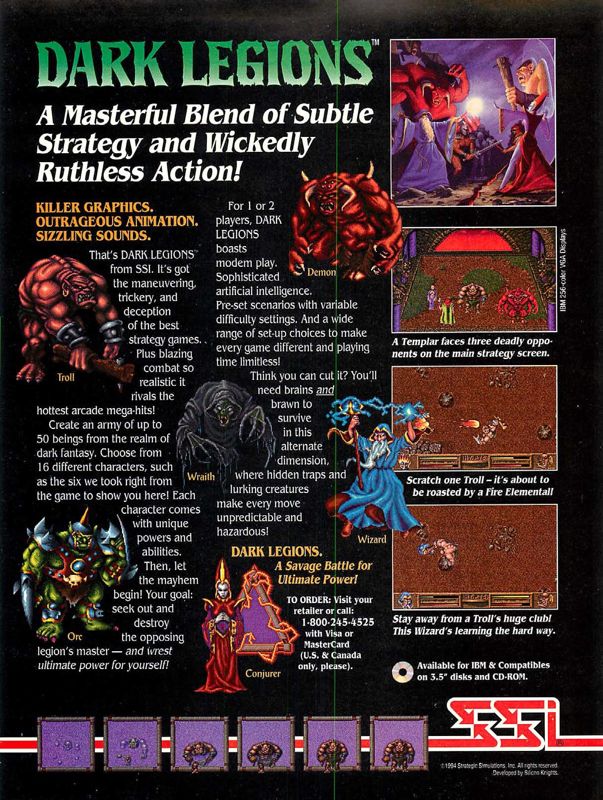 Dark Legions official promotional image - MobyGames