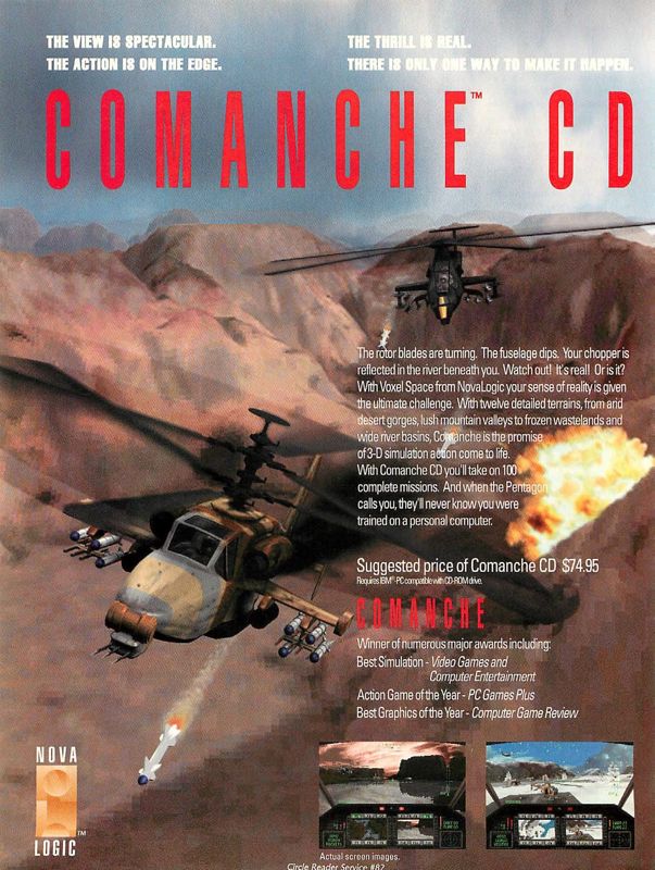 Comanche CD official promotional image - MobyGames