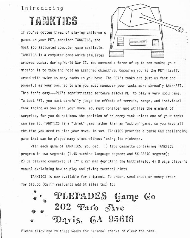 Tanktics official promotional image - MobyGames