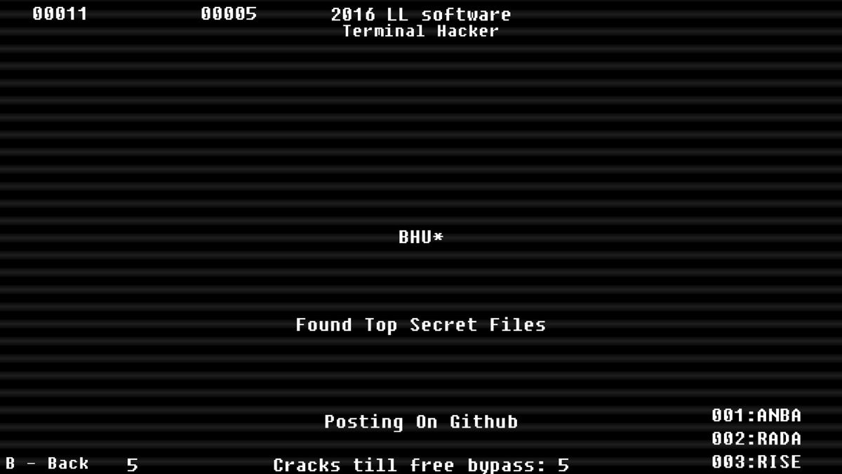 Terminal Hacker Official Promotional Image Mobygames