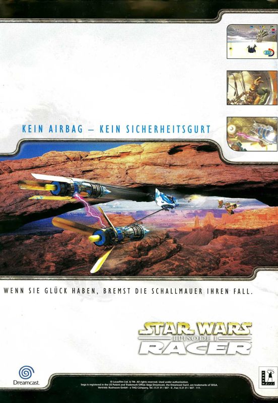 Star Wars: Episode I - Racer official promotional image - MobyGames