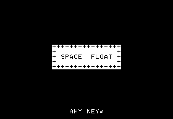 Space Float (1982) - MobyGames