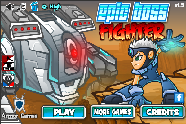 Screenshot of Epic Boss Fighter (Browser, 2014) - MobyGames