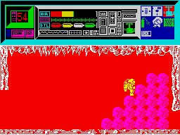 Screenshot of Universal Hero (ZX Spectrum, 1986) - MobyGames