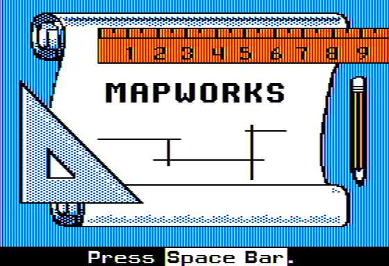 Screenshot of Exploring Maps and Globes (Apple II, 1987) - MobyGames