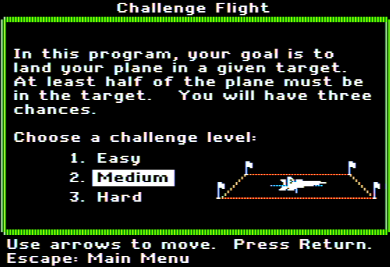 Screenshot of Paper Plane Pilot (Apple II, 1991) - MobyGames