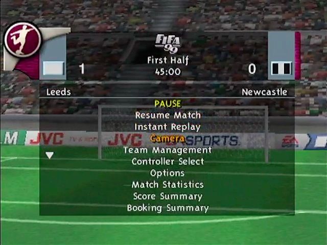 Screenshot of FIFA 99 (PlayStation, 1998) - MobyGames