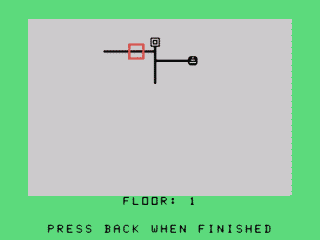 Screenshot of Tunnels of Doom (TI-99/4A, 1982) - MobyGames
