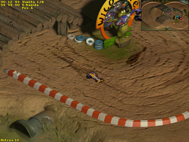 Screenshot of Speed Demons (DOS, 1997) - MobyGames