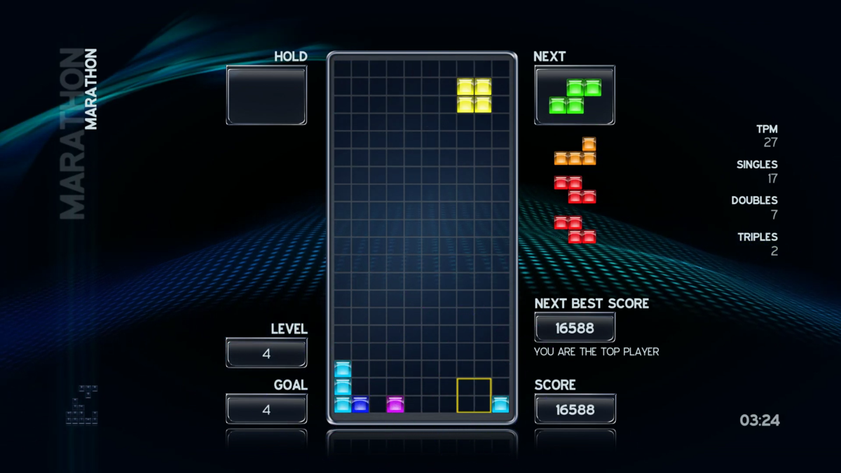 Screenshot of Tetris (PlayStation 3, 2009) - MobyGames
