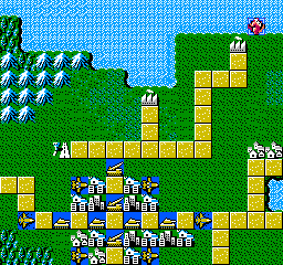 Screenshot of Godzilla 2: War of the Monsters (NES, 1991) - MobyGames