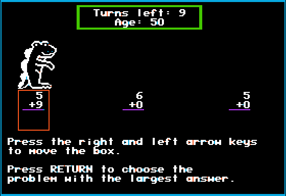 Screenshot of Challenge Math (Apple II, 1982) - MobyGames