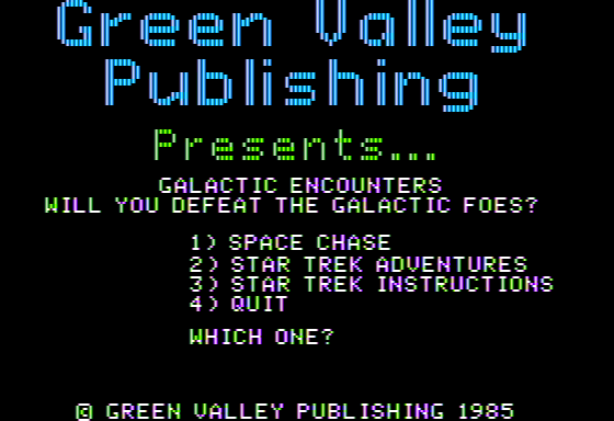 Galactic Encounters screenshots - MobyGames