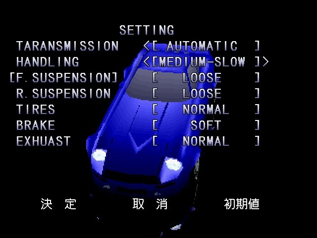 Screenshot of Code R (SEGA Saturn, 1998) - MobyGames