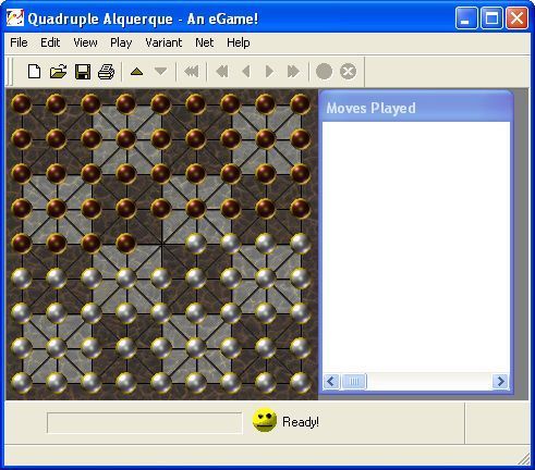 Screenshot of Alquerque (Windows, 2001) - MobyGames