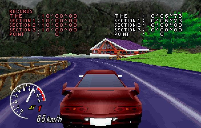 Screenshot of Code R (SEGA Saturn, 1998) - MobyGames