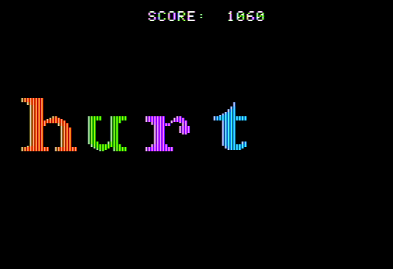 Screenshot of Webster: The Word Game (Apple II, 1983) - MobyGames