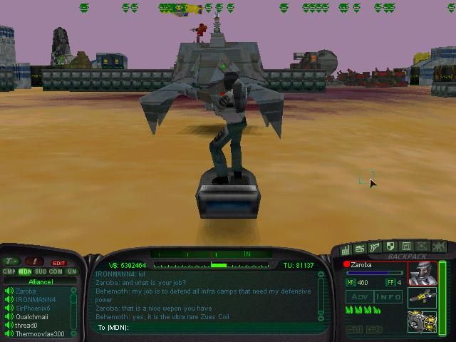 Screenshot of 10six Online (Windows, 2000) - MobyGames