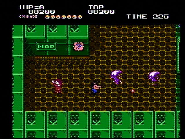 Screenshot of Alien Syndrome (NES, 1987) - MobyGames
