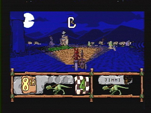 Screenshot of BC Racers (SEGA 32X, 1994) - MobyGames