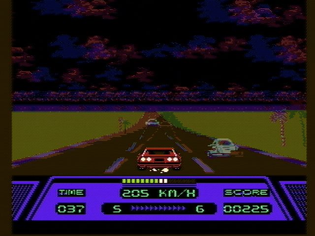Screenshot of Rad Racer (NES, 1987) - MobyGames