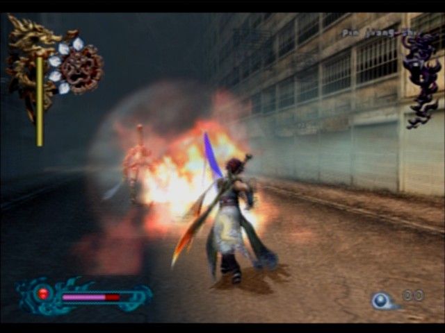 Screenshot of Bujingai: The Forsaken City (PlayStation 2, 2003) - MobyGames