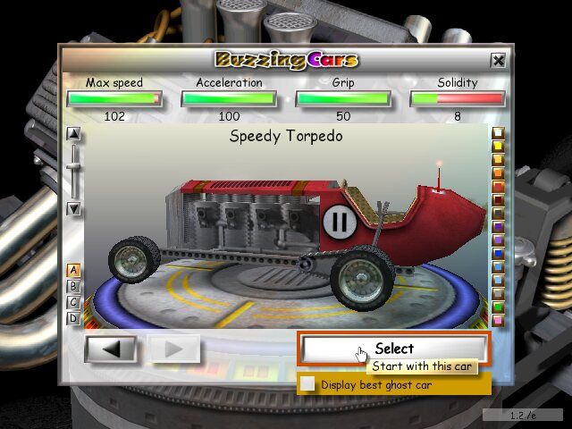 Screenshot of BuzzingCars (Windows, 2002) - MobyGames