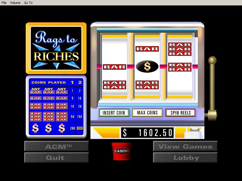 Screenshot of Casino! (Windows 3.x, 1997) - MobyGames