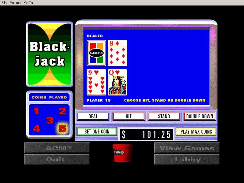 Screenshot of Casino! (Windows 3.x, 1997) - MobyGames