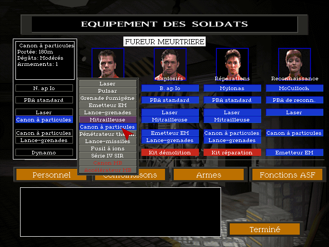 Screenshot of Terra Nova: Strike Force Centauri (DOS, 1996) - MobyGames