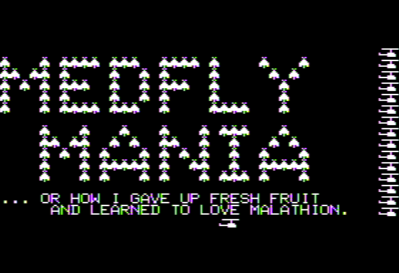 Medfly Mania (1981) - MobyGames