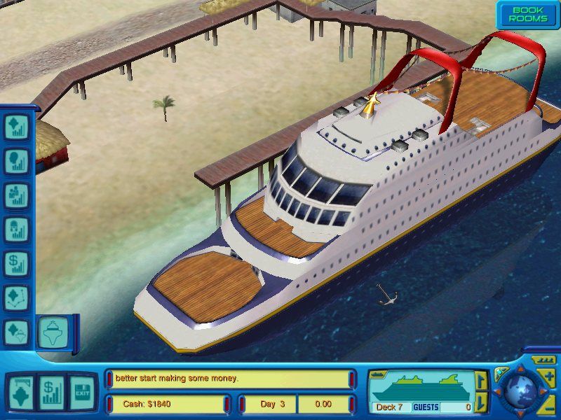 Screenshot of Cruise Ship Tycoon (Windows, 2003) - MobyGames