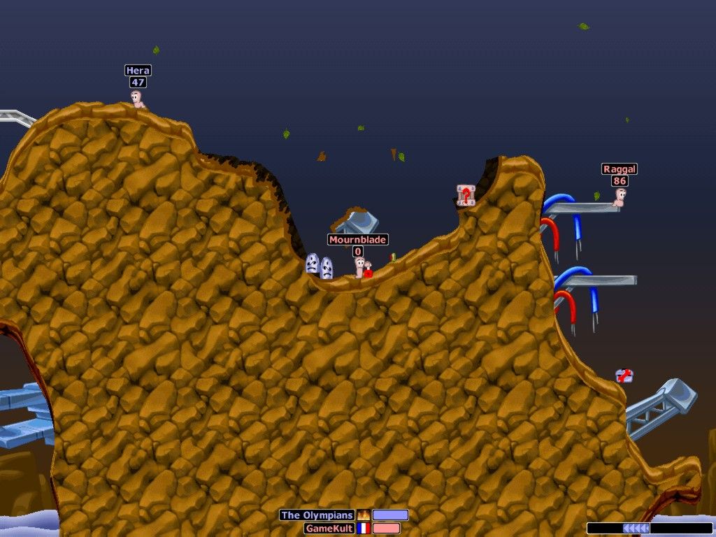 Screenshot of Worms World Party (Windows, 2001) - MobyGames