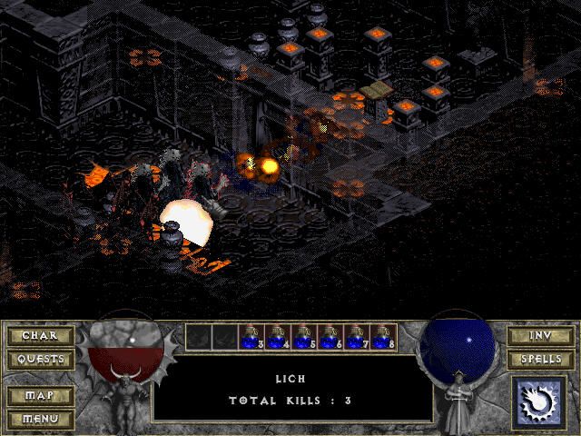 Screenshot of Hellfire (Windows, 1997) - MobyGames
