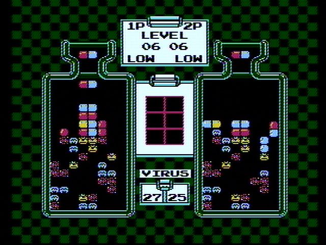 Screenshot of Dr. Mario (NES, 1990) - MobyGames