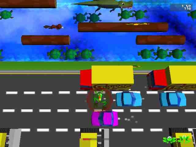 Screenshot of Frogger (Windows, 1997) - MobyGames